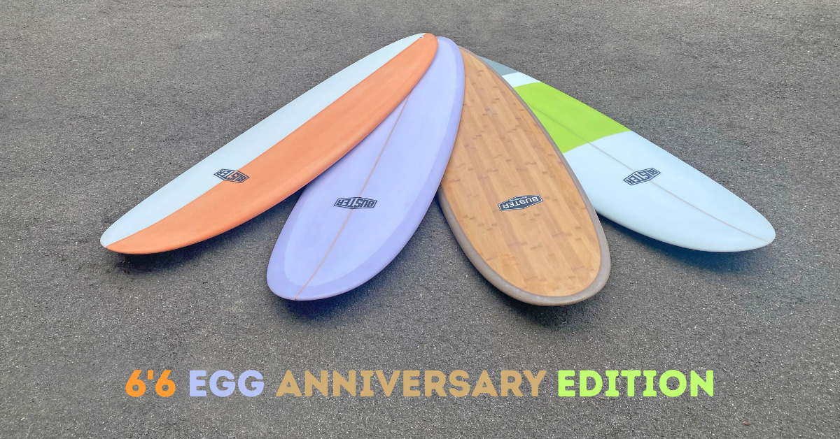 Surfboard Egg Shape 6'6 | Buster Surfboards